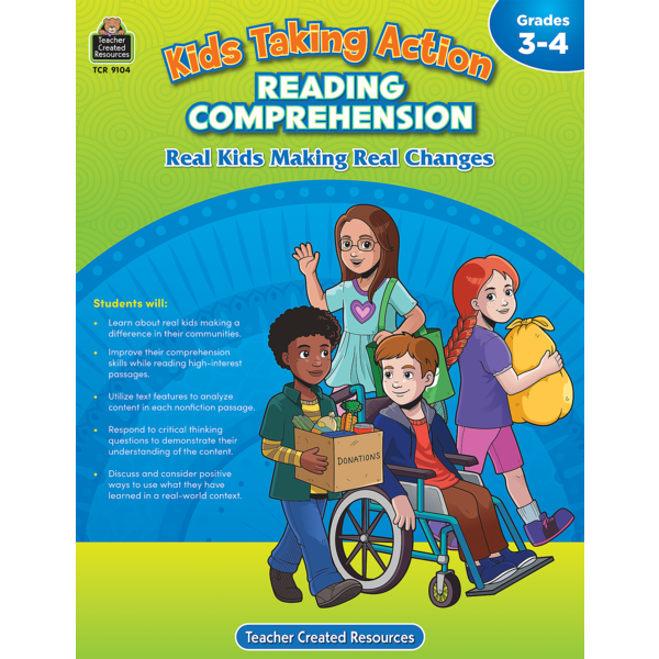 Kids Taking Action: Reading Comprehension Grades 3-4 | Old School