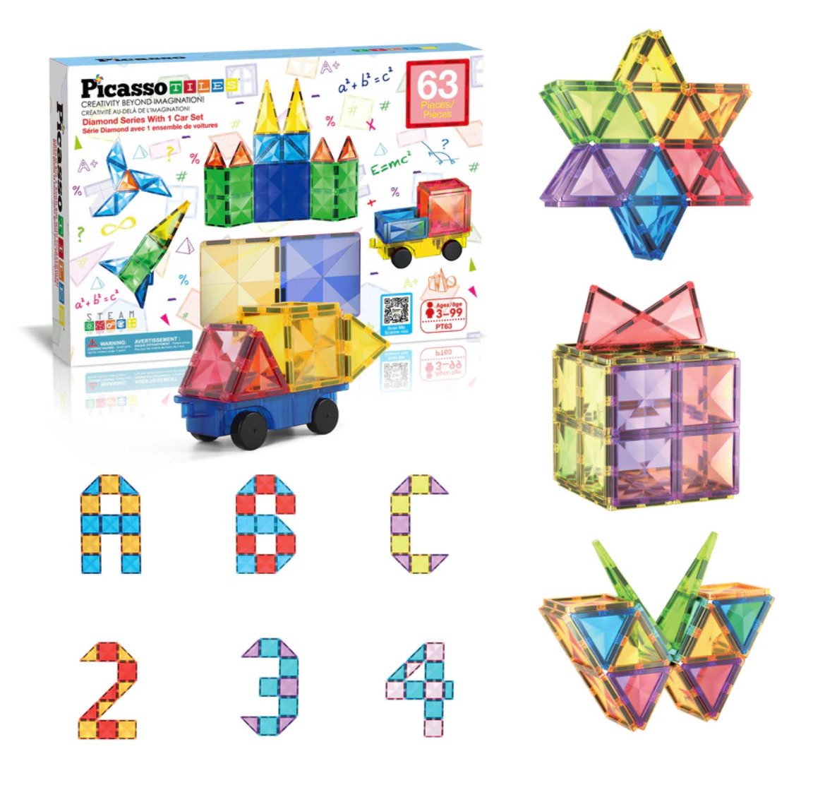 Picasso Tile Master Builder Set - 63pcs | Old School