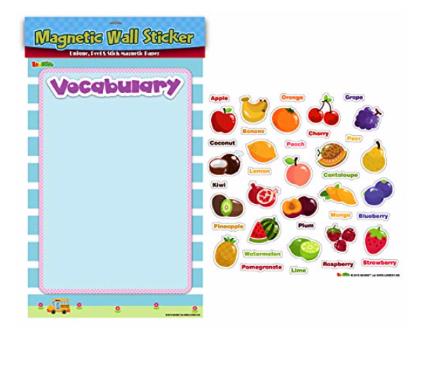 Vocabulary Magnetic Wall Stickers