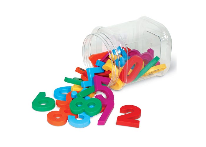 Jumbo Magnetic Numbers | Old School